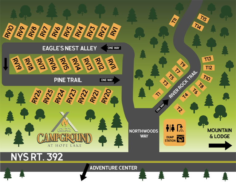 The Campground at Hope Lake - Greek Peak Mountain Resort